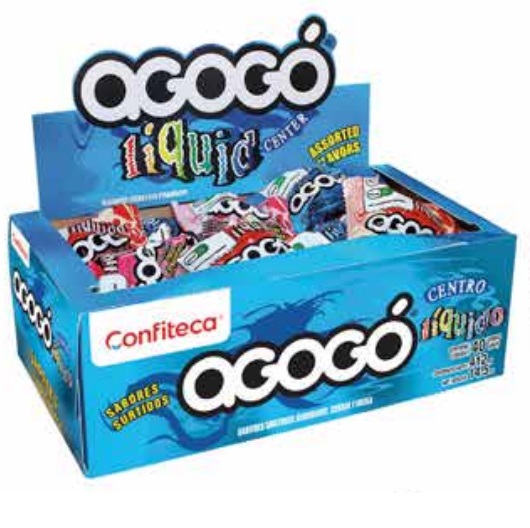 CHICLE AGOGO CENTRO LIQUIDO X 40 | CONFITERÍA MINERVA