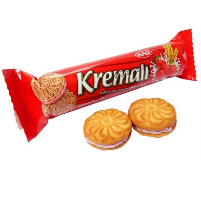GALLETA KREMALY FRESA | CONFITERÍA MINERVA