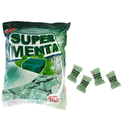 CARAMELO MENTA SUPER X 100 | CONFITERÍA MINERVA