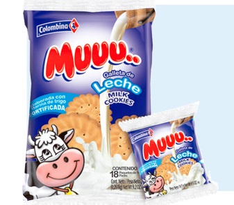 GALLETA MUUU DE LECHE X 18 | CONFITERÍA MINERVA