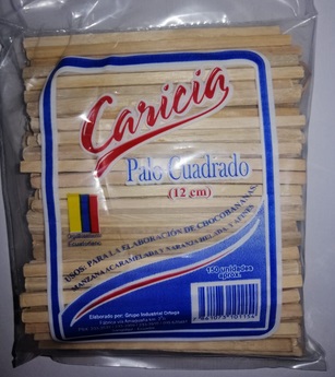 PALOS CUADRADOS DE HELADO CARICIA X 150 | CONFITERÍA MINERVA